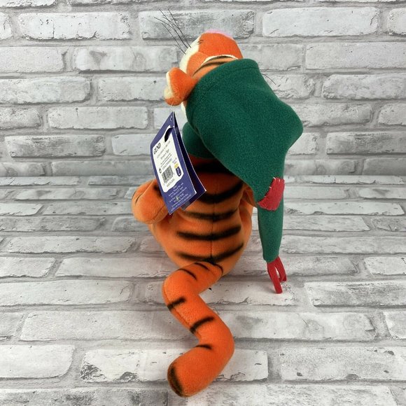 Gund | Toys | Gund Tigger Plush Still Tag Green Scarf Hat | Poshmark